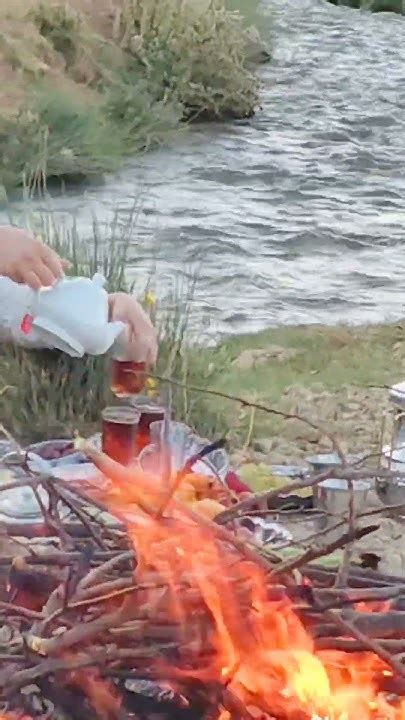 طبیعتزیبا چای آتش دخترونهها آرامش Youtube