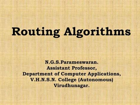 hierarchical routing in computer networks pptx