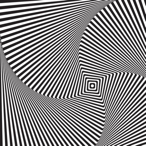 Black And White 3d Optical Illusion Wallpaper Wall Mural
