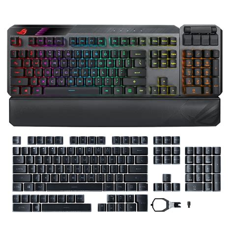 ASUS ROG Claymore II Wireless Mech Keyboard With Free Keycap Set PC Case Gear