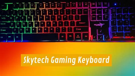 Bb Tech World On Linkedin Skytech Gaming Keyboard Review Elevating