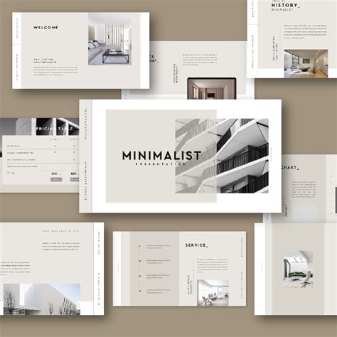 Современный шаблон презентации Minimalist Biecom Market