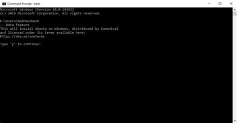 Andrews Tech Blog First Thoughts Windows Subsystem For Linux Bash
