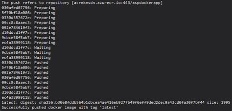 deploy an asp core web app to an aks cluster