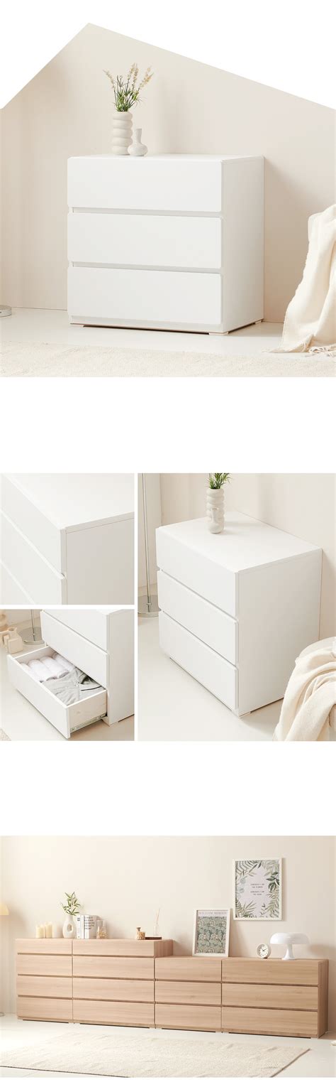 서랍장 슬리브 드레스룸 슬림 3단 옷 서랍장 600 오늘의집 쇼핑
