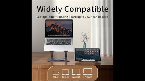 Mc Ls928 Laptop Stand 360° Rotatable Notebook Youtube