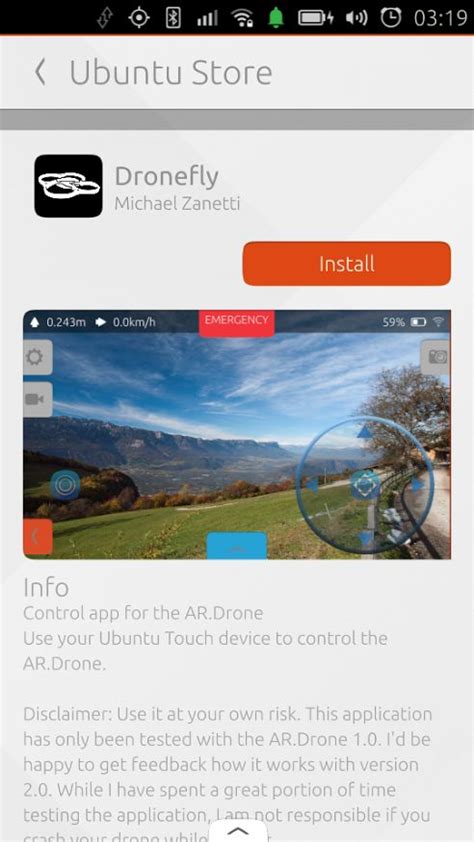 ubuntu touch can now be used to control ar drones