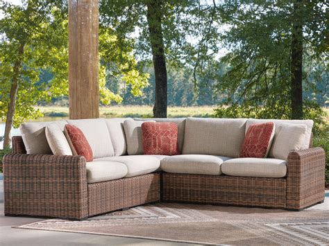 Angel Island 3 Piece Outdoor Sectional Ashley