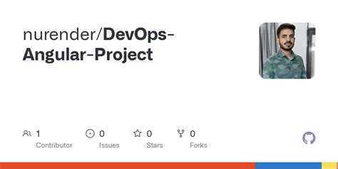 GitHub Nurender DevOps Angular Project