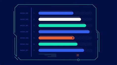 Business Infographic Element Animated Bar Plot With Indices 60212318