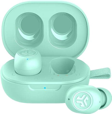 Amazon Com JLab JBuds Mini True Wireless Bluetooth Earbuds Charging Case Mint IP55 Sweat
