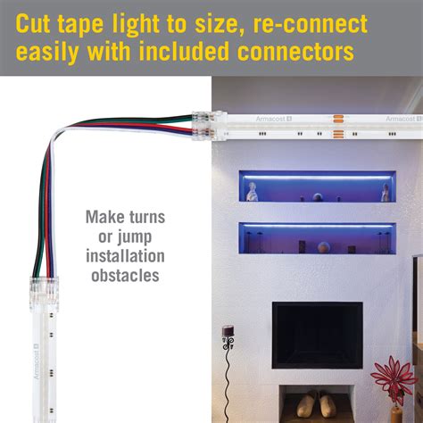 Continuous Rgb W Led Tape Light Kit Armacost Lighting