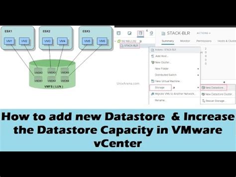 How To Add New Datastore In VMWare VCenter Increase The Datastore Capacity VMware In Tamil