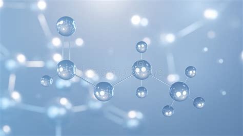 Ethyl Formate Molecular Structure 3d Flat Model Ester Structural