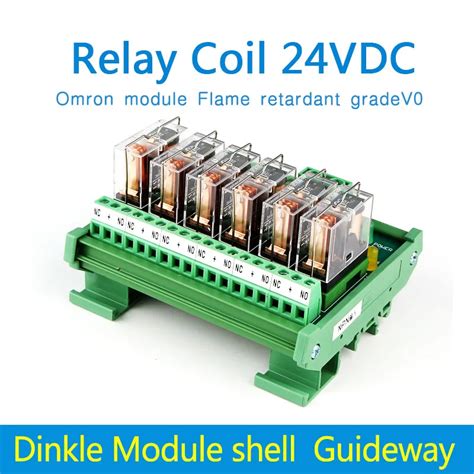 Omron Relay Module 6 Bit 24v12vplc Amplifier Board Relay Module 16a In Relays From Home