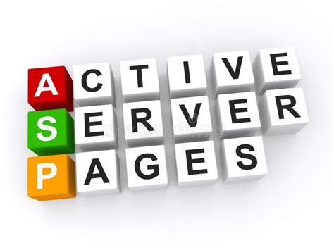 Active Server Pages Stock Illustration Illustration Of Background 44045805