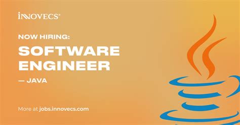 Innovecs On Linkedin Were Looking For An Advanced Java Engineer Who