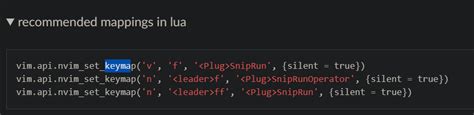 The Plugin Sniprun In Lazyvim Rneovim