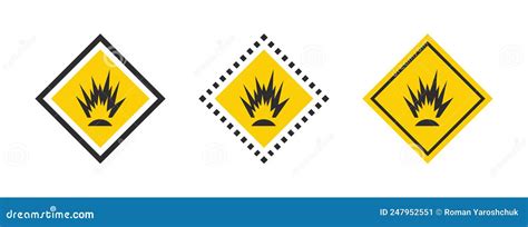 Explosion Flash Warning Signs Caution Warning Sign Explosives Liquids Explosion Flash Warning Signs Caution Warning Sign Explosives Liquids