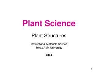 PPT Plant Science PowerPoint Presentation Free Download ID 7036498