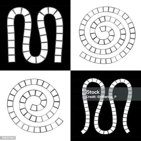 추상 미래 미로 어린이 게임 흰색 사각형 검은 윤곽선 흰색 배경에 고립에 대 한 서식 파일을 설정 합니다 벡터 0명에 대한 스톡 벡터 아트 및 기타 이미지 Istock