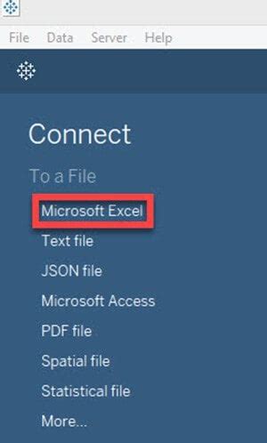 Tableau Data Connections To Databases And Multiple Sources