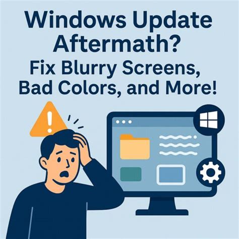 How To Fix Display Issues After Windows Update 2025 Guide きみよや