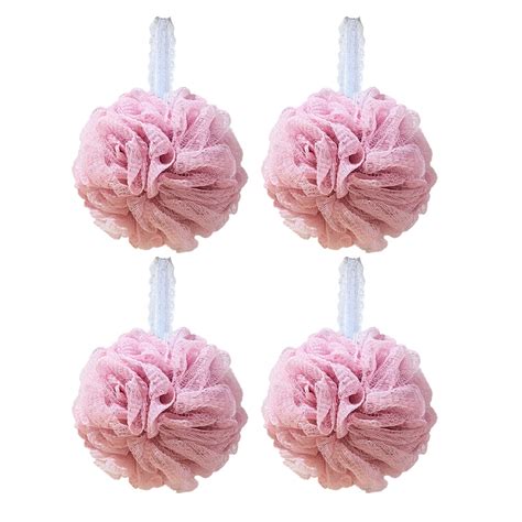 4 Large Non Loose Bath Flower Bath Balls Lace Bath Balls Bath Back Rub