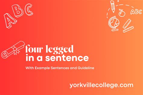 How To Use Four Legged In A Sentence Easy Examples