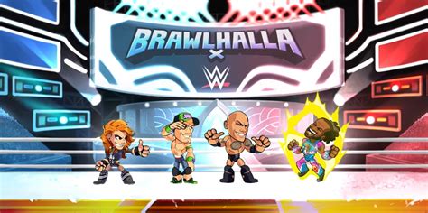 Wwe Stars Becky Lynch John Cena The Rock And Xavier Woods Join The Brawlhalla Roster Destructoid