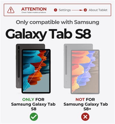 Dexnor Book Cover For Samsung Galaxy Tab S8 Keyboard Case With Trackpad