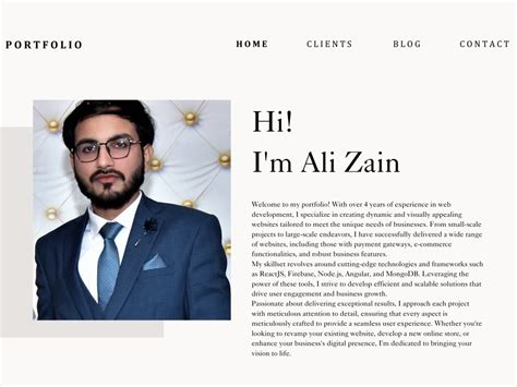 Landing Page For Your Business In React Js Html Css Bootstrap
