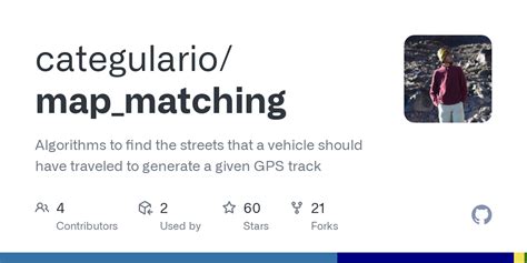 github categulario map matching algorithms to find the streets that