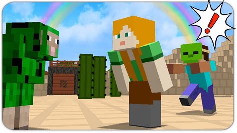 МУЛЬТИК ПРО СТИВА и АЛЕКС ЗОМБИ ТРОЛЛИНГ и ПРИКЛЮЧЕНИЯ в МАЙНКРАФТ Youtube