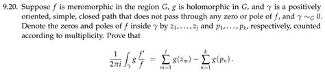 Solved Suppose F Is Meromorphic In The Region G G Is Chegg Com