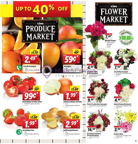 Lidl Weekly Ad Sales Flyers Specials MallsCenters