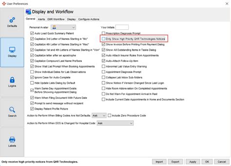 Accuro Mail Notifications