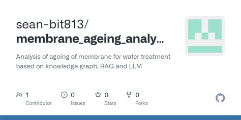Github Sean Bit813 Membrane Ageing Analysis Analysis Of Ageing Of Membrane For Water
