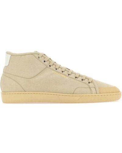 Natural Saint Laurent Sneakers For Men Lyst