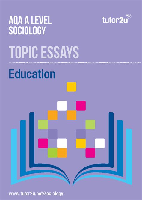 Aqa Sociology Topic Essays Education Digital Download Aqa A Level