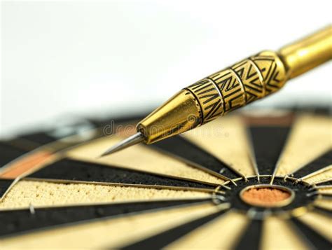 Dartboard With Dart Arrow Business Success And Goal Achievement Concept Generative AI Stock