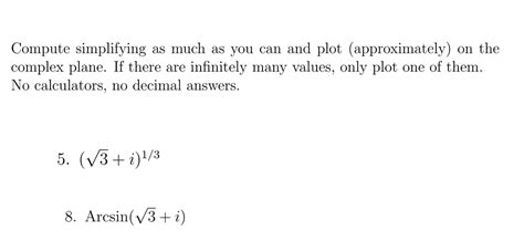 Solved Compute Simplifying As Much As You Can And Plot
