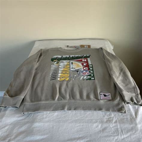 Mitchell And Ness Green Bay Packers Mens Sweatshirt Nfl Packers Vintage