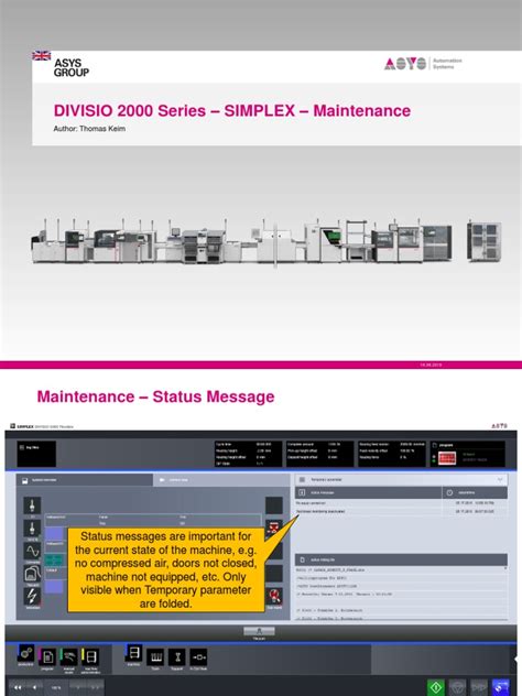 Divisio 2000 Series Simplex Maintenance Author Thomas Keim Pdf