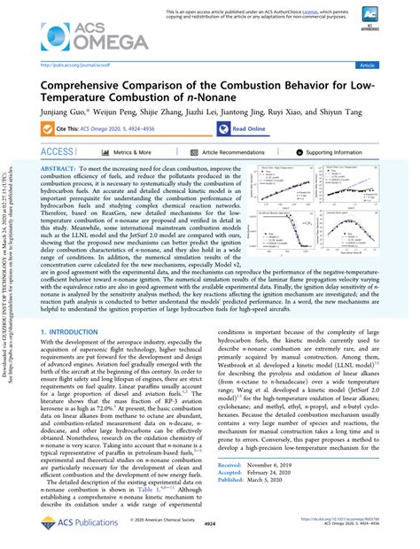 Pdf Comprehensive Comparison Of The Combustion Behavior For Low Temperature Combustion Of N