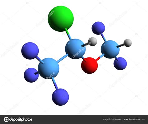 Image Isoflurane Skeletal Formula Molecular Chemical Structure General