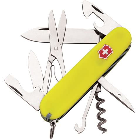 Victorinox Climber Pocket Knife (Stayglow Yellow) 53388 B&H