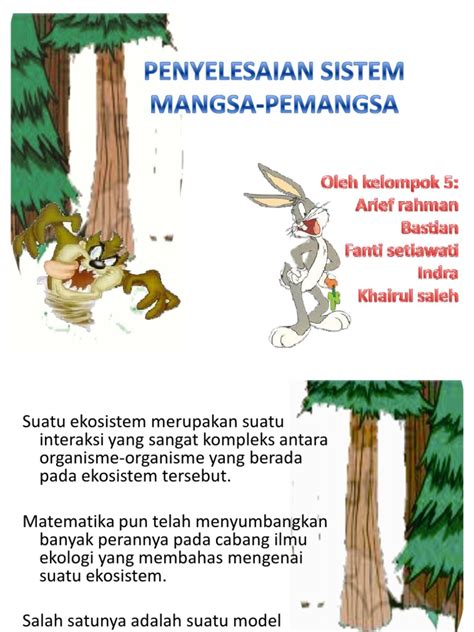 Predator Prey Presentation Pdf