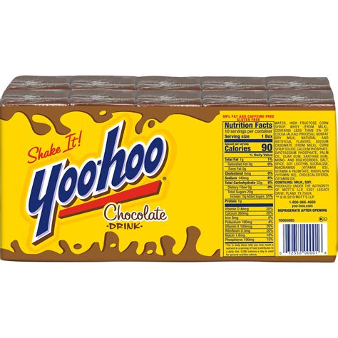 Buy Yoo Hoo Chocolate Drink 6 5 Fl Oz Boxes 10 Pack Online At Lowest