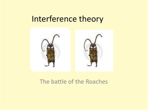 Interference Theory